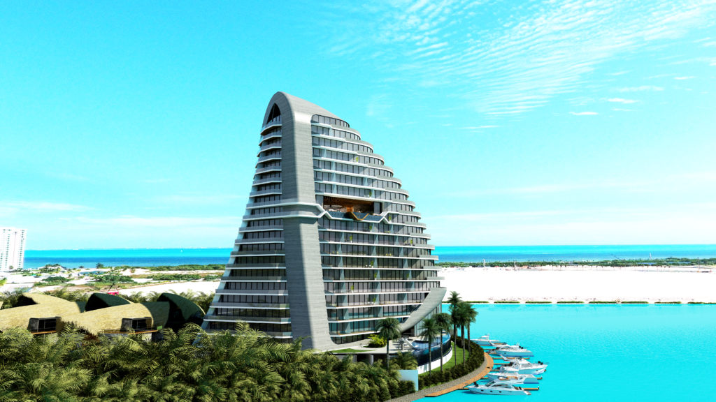 Residence SHARK TOWER Marina Puerto, Cancun, Mexique | Realty Luxe